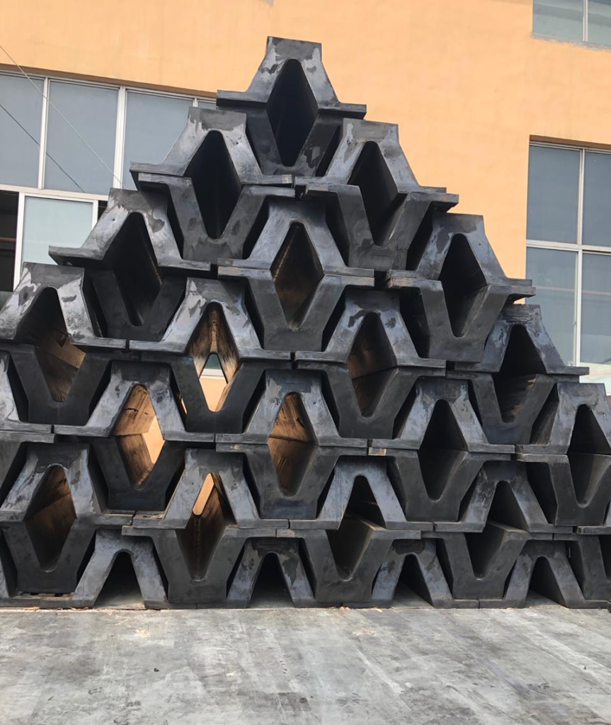 Lion Fenders for Floating Drydock Project - Lion Rubber